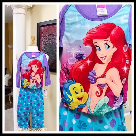 Disney | Pajamas | Disney Princess Ariel Little Mermaid Pajamas Pjs ...